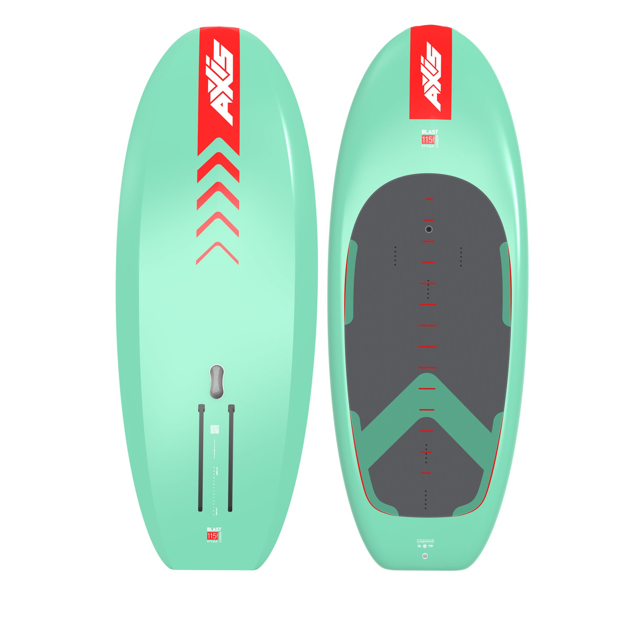 BLAST 115 - 5'7" Carbon Foilboard - AXIS Foils